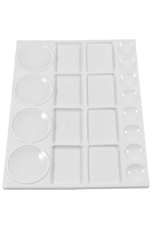Ref. 6609 Palette, White Plastic, Rectangular, 20 Well – Jakar ...